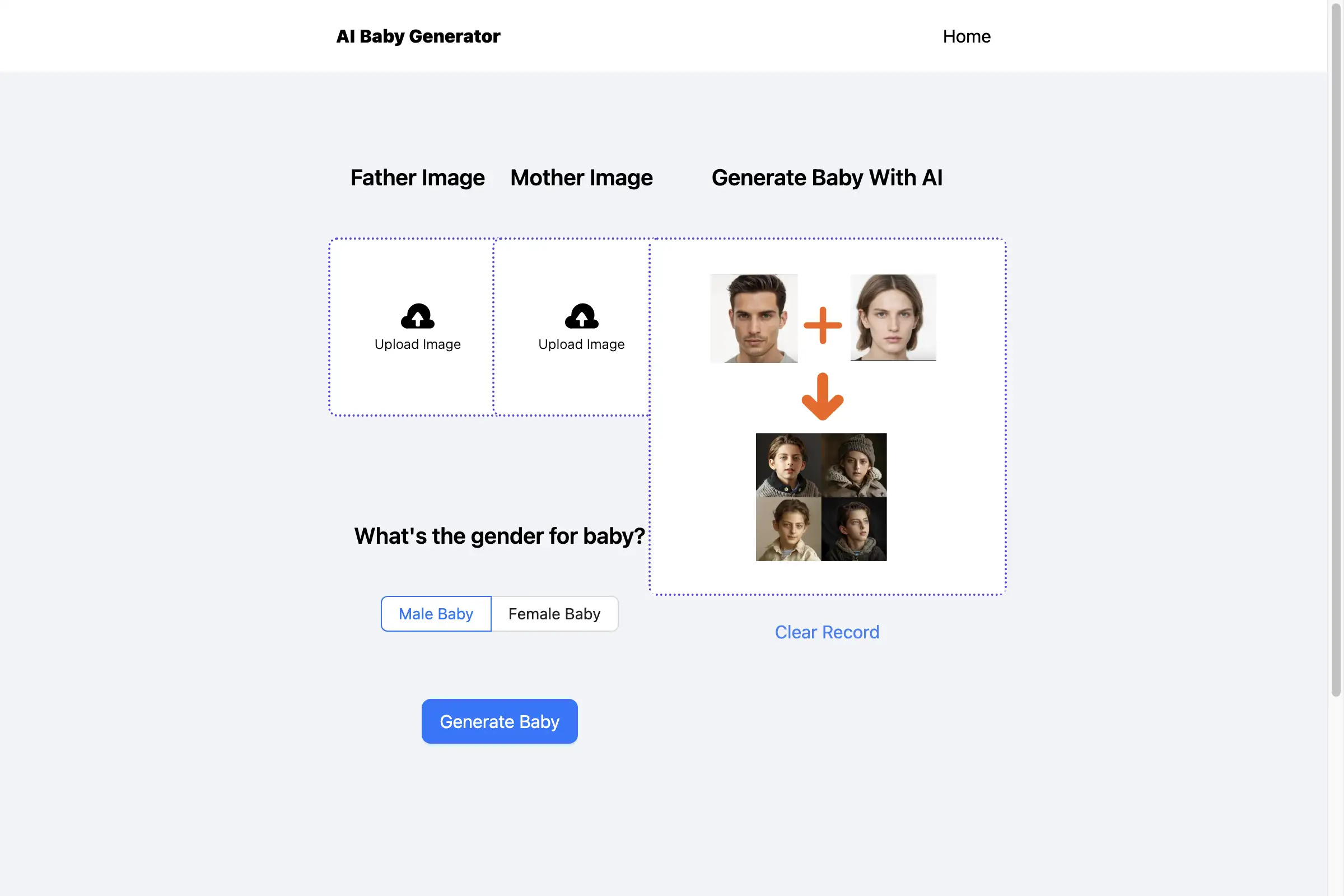 AI Baby Generator: AI-powered tool to generate images of your future ...