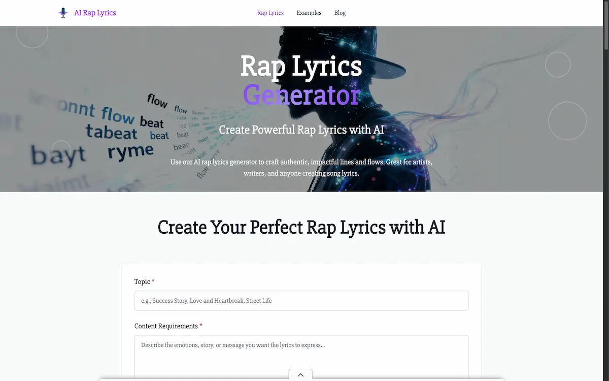 Rap Lyrics Generator: Générateur de paroles de rap par IA pour créer ...