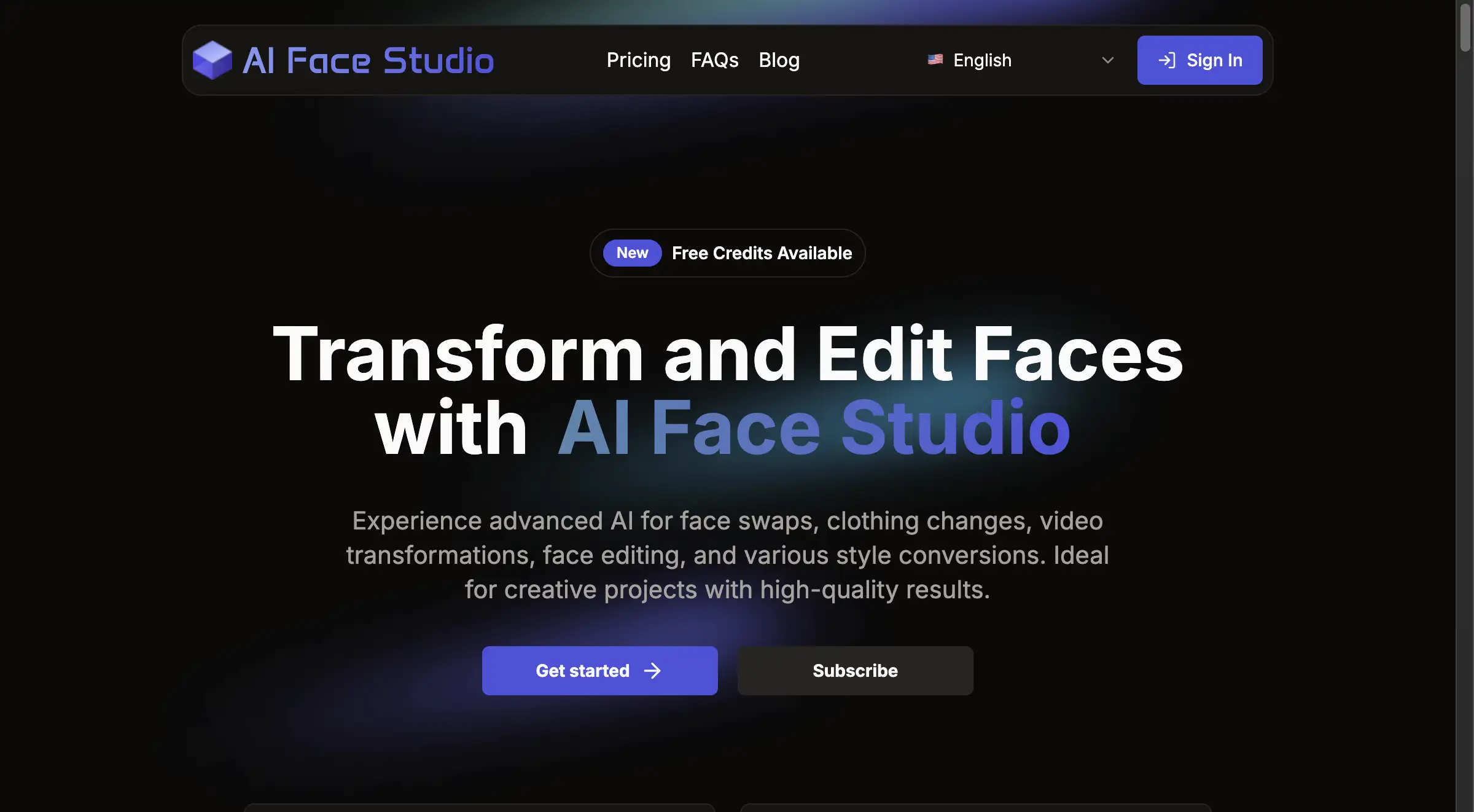 AI Face Studio: AI Face Studio is a suite of AI-powered tools for face ...