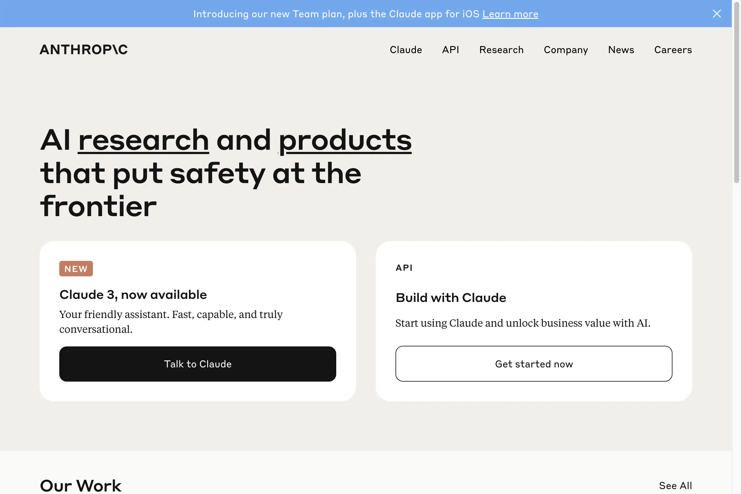 Anthropic: Anthropic is an innovative AI safety and research company ...