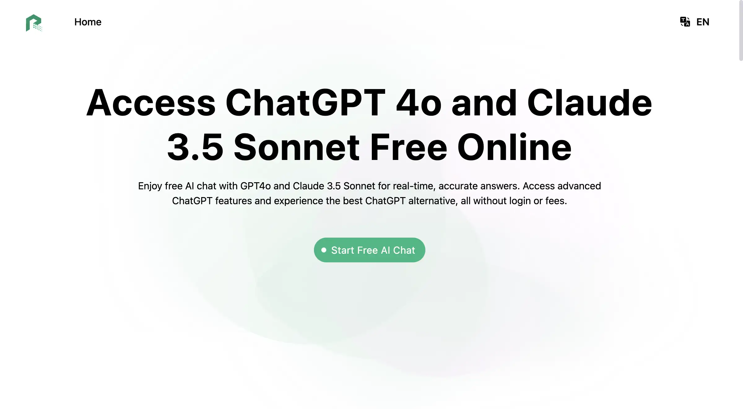 Chat100.ai: Access ChatGPT 4o and Claude 3.5 Sonnet Free Online - AI With Me