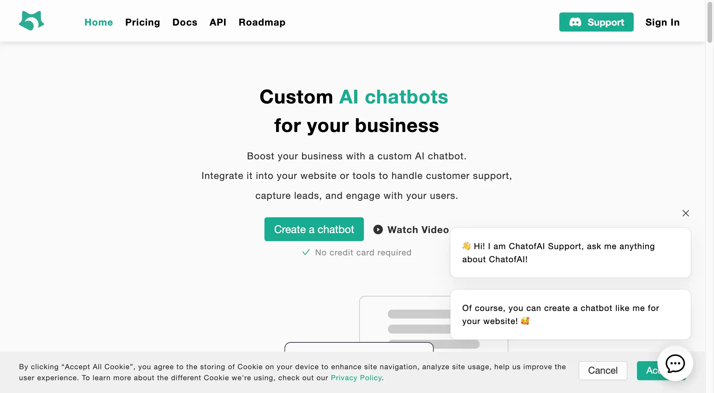 ChatofAI: Create and customize AI chatbots effortlessly. - AI With Me