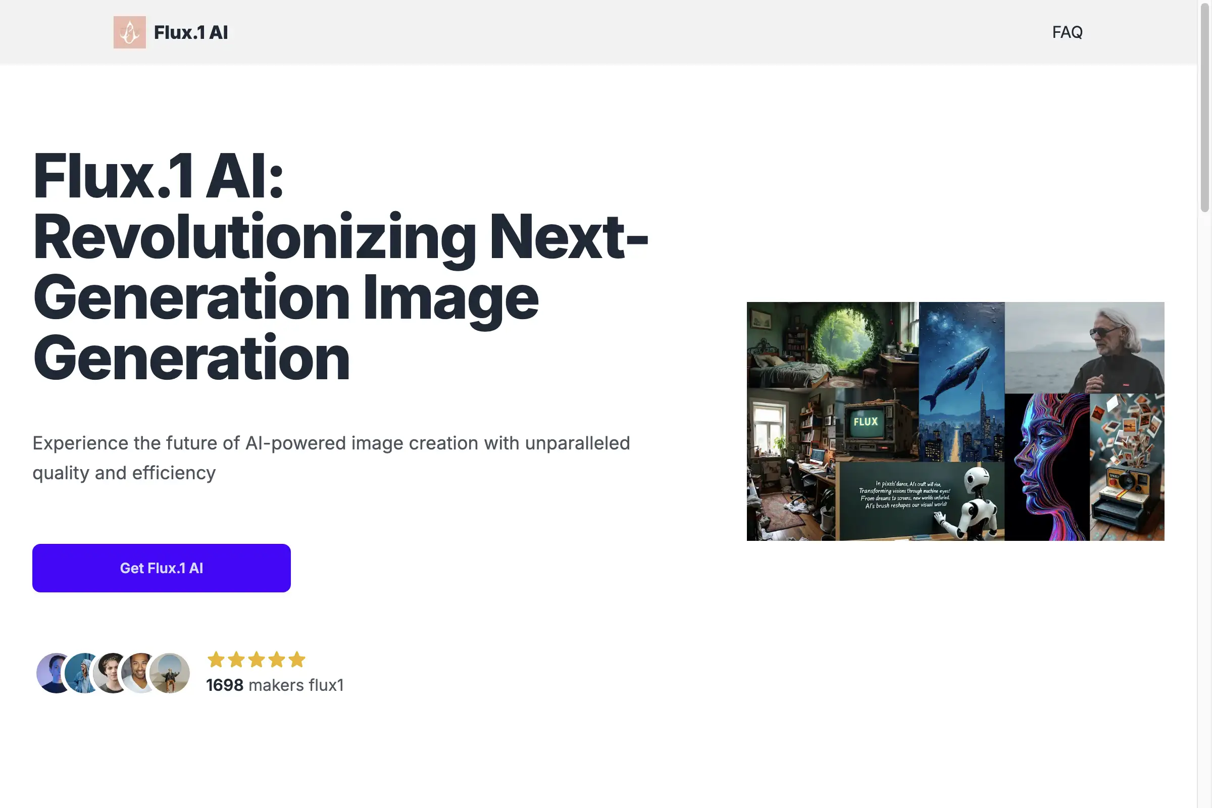 FLUX.1 AI: Revolutionizing next-generation image generation with AI-powered creation. - AI With Me