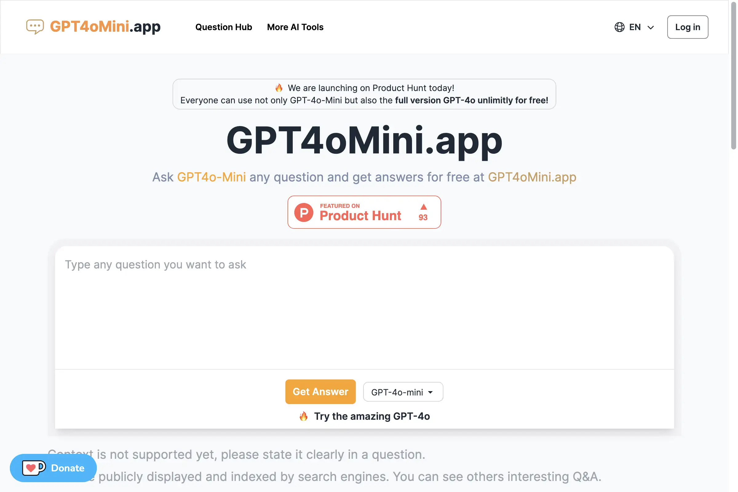 GPT4o-Mini: GPT4o-Mini is an advanced AI conversation generator that provides free, unlimited ...