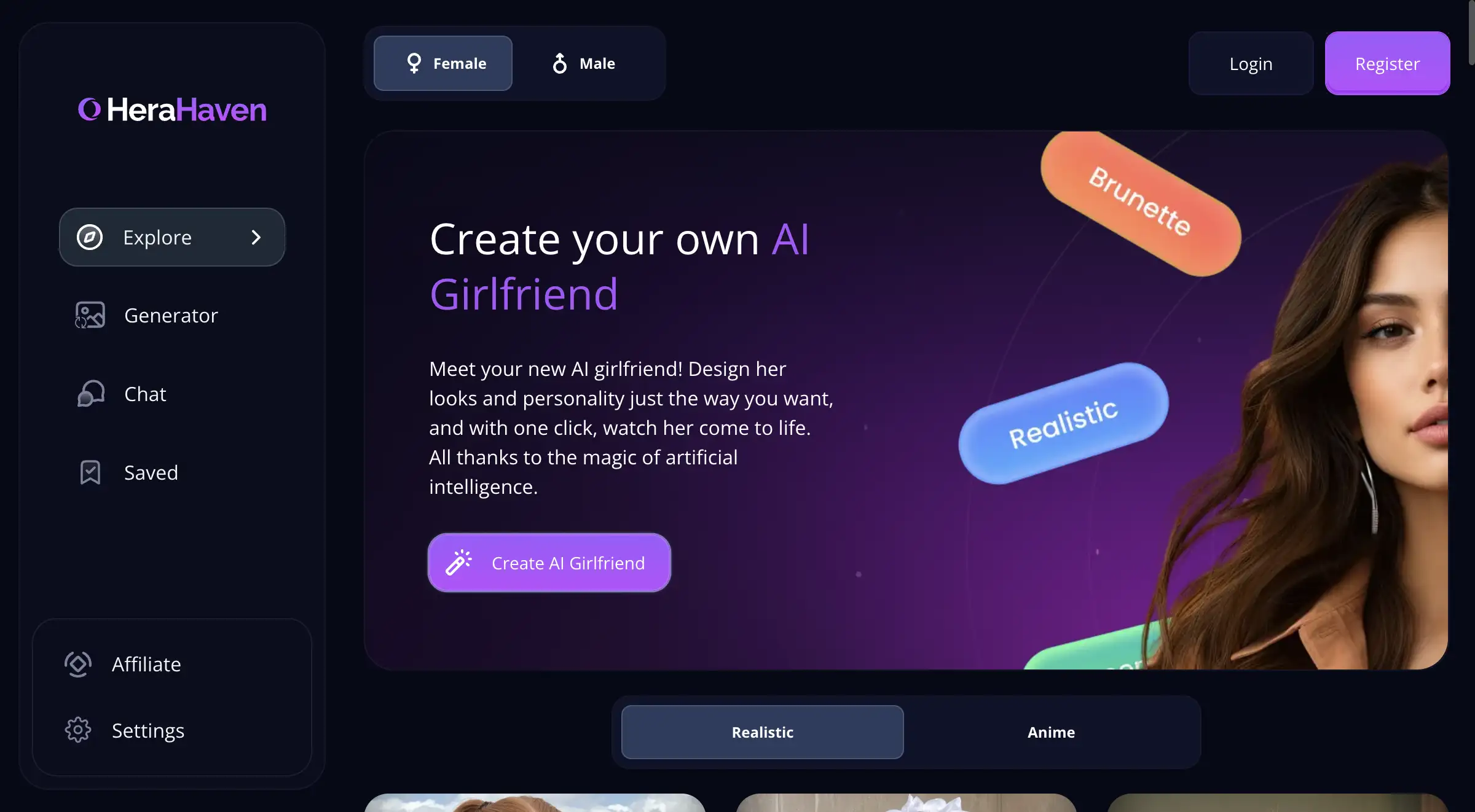 CreatePorn AI: CreatePorn.comは、AI生成のアダルト画像向けのプラットフォームです。 - AI With Me
