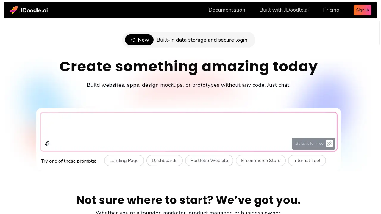 JDoodle.ai: JDoodle.ai is a no-code AI platform for building web ...