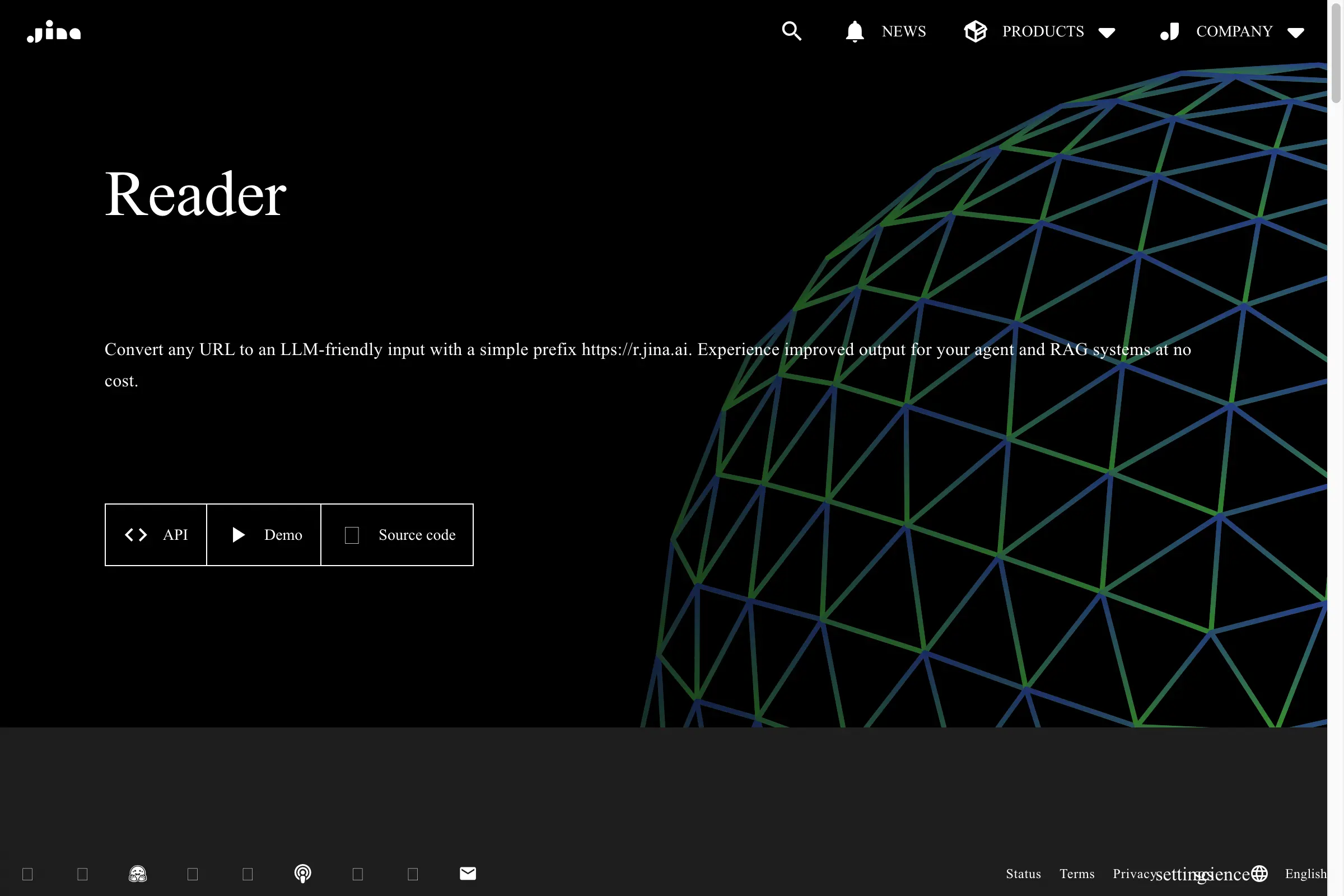 Reader Api Convert Any Url To An Llm Friendly Input With A Simple Prefix Rjinaai