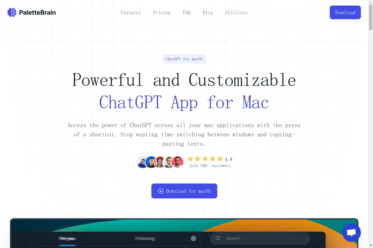 PaletteBrain - ChatGPT for Mac: ChatGPT for macOS Powerful and Customizable ChatGPT App for Mac ...