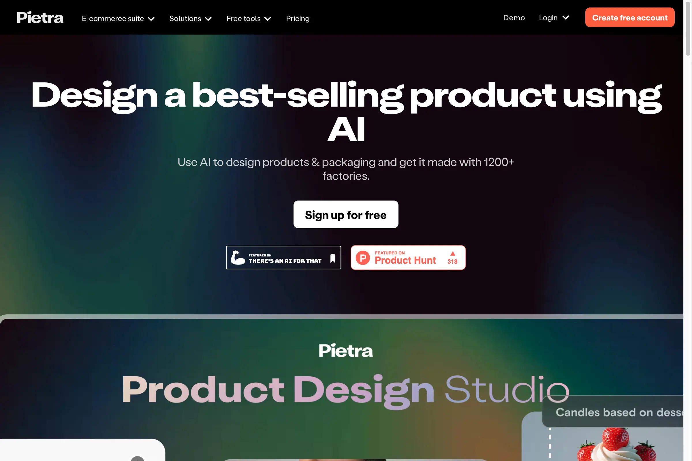 Pietra Product Design Studio: Product design - AI With Me