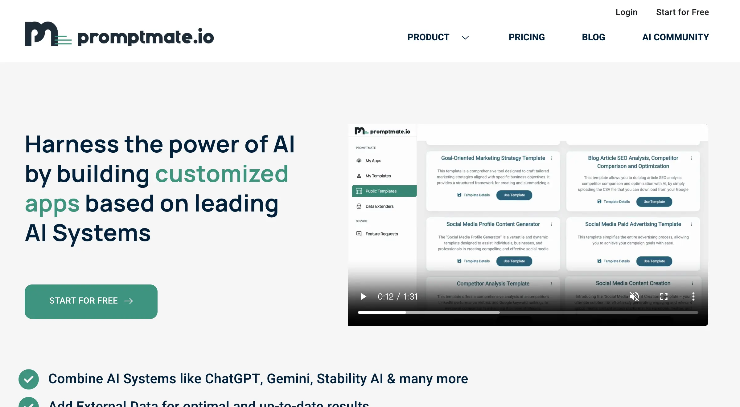 Promptmate: アプリ - AI With Me