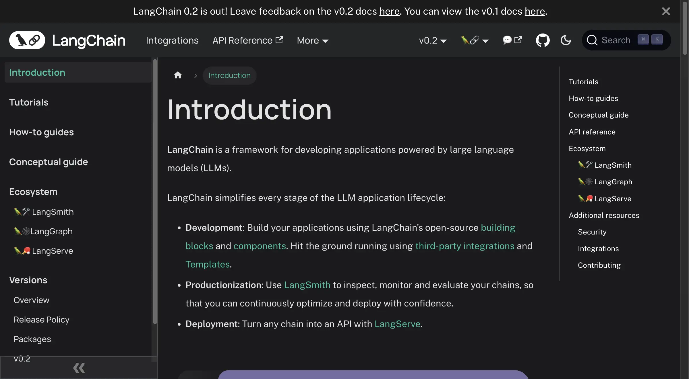 LangChain: LangChain is a framework for developing applications powered by large language models ...