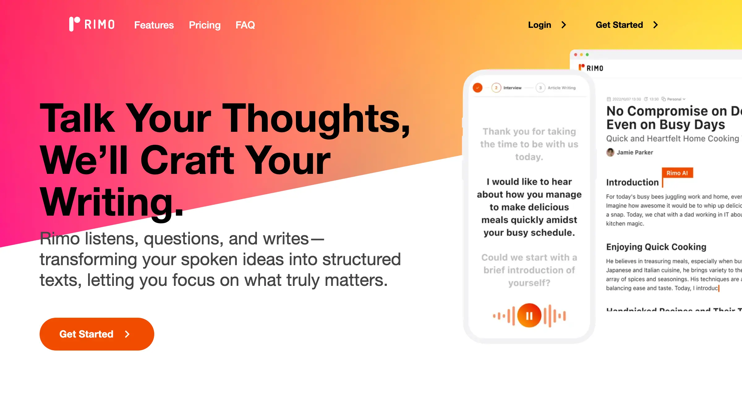 Rimo: Article writing - AI With Me