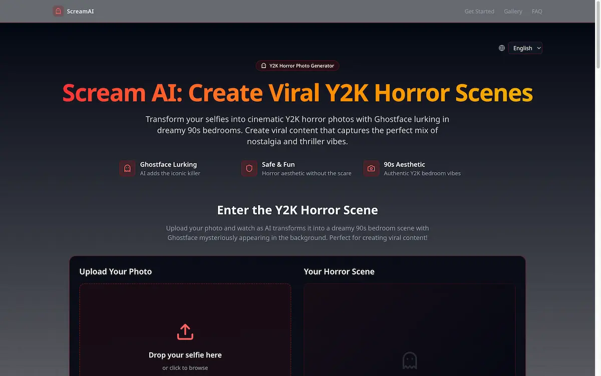 screamai.online: Scream AI is a viral Y2K horror photo generator that ...