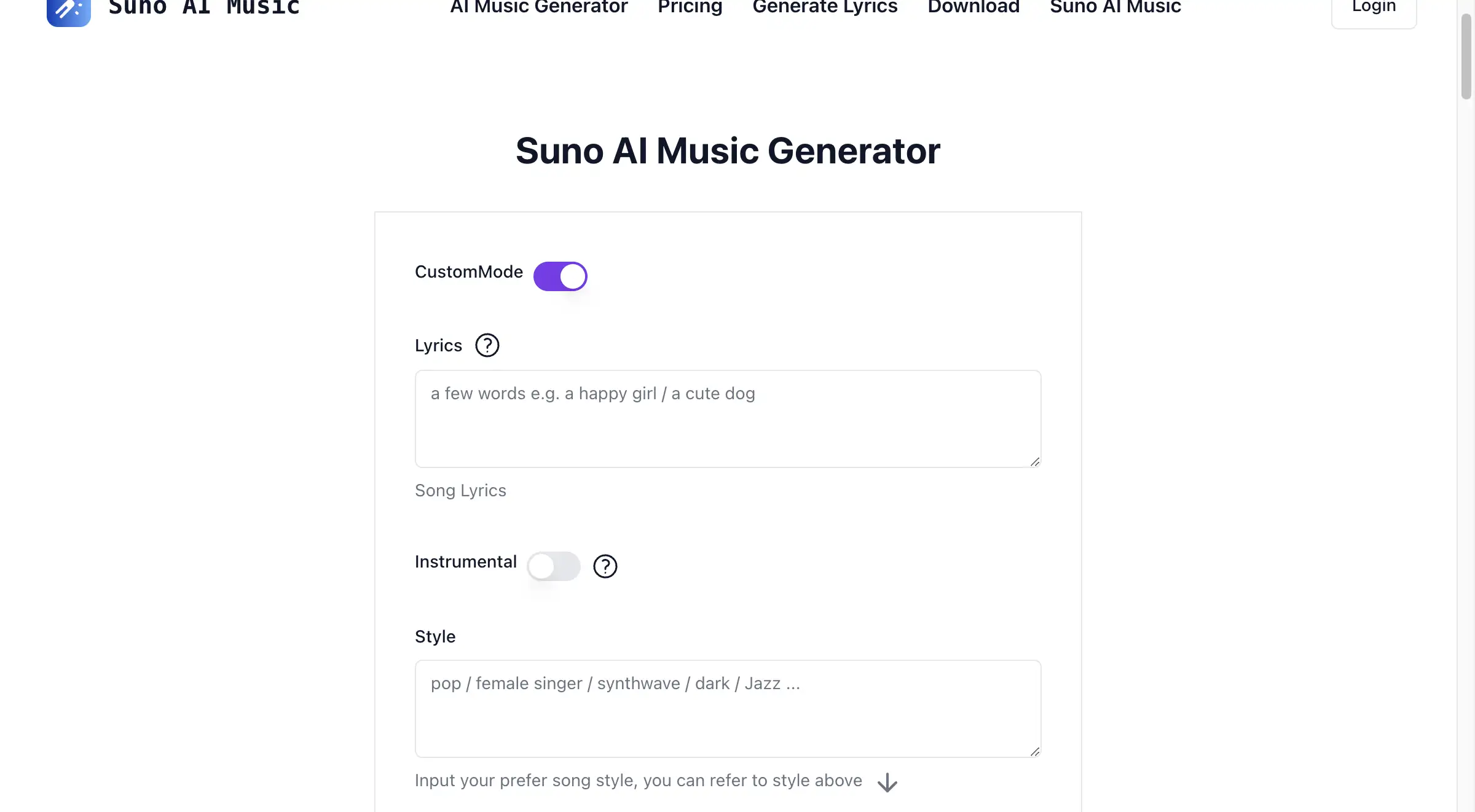 Song.do: Générateur gratuit de chansons AI - AI With Me