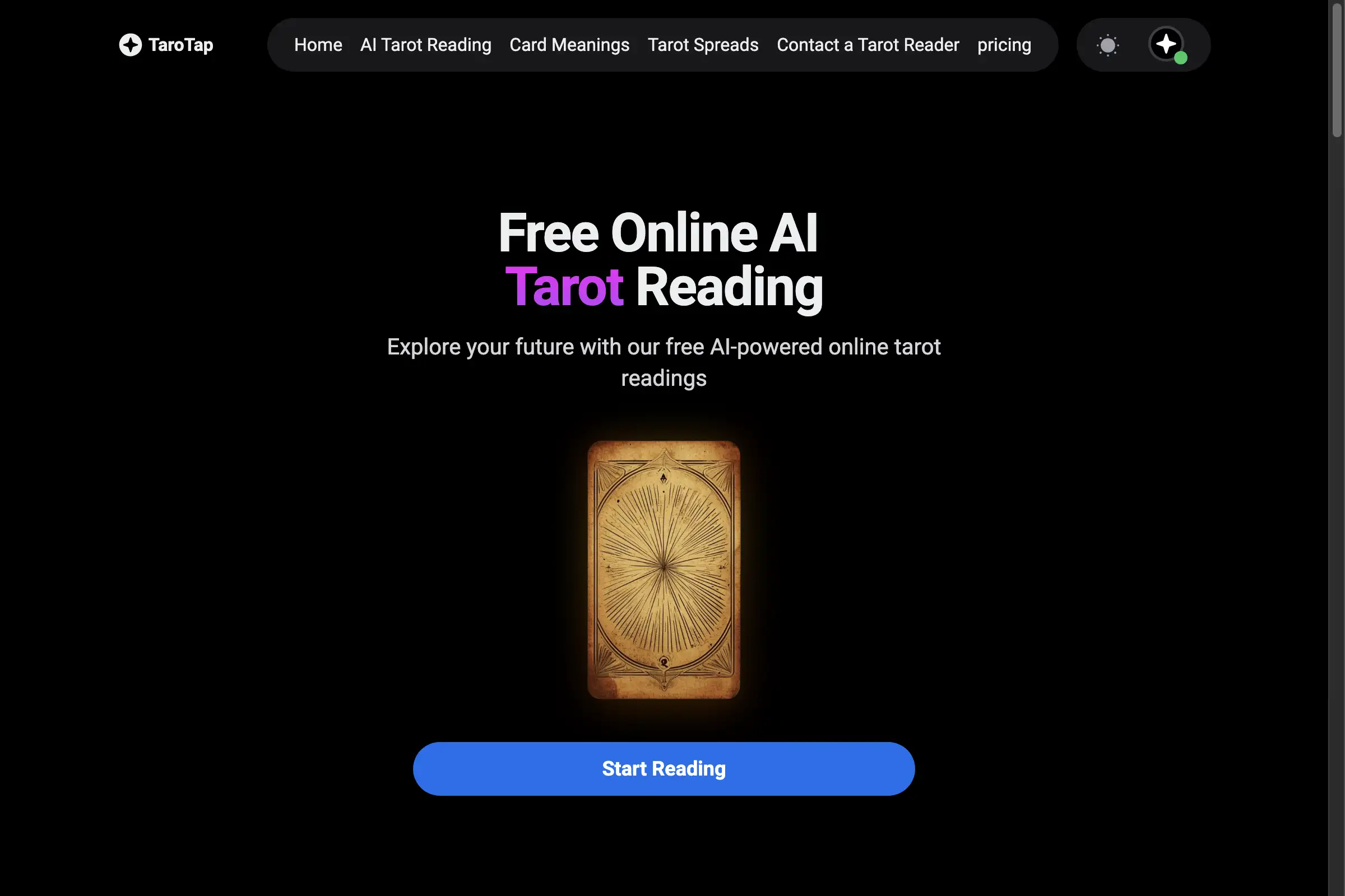AI Tarot - TaroTap: TaroTap offers free AI-powered online tarot readings for love, study, and ...