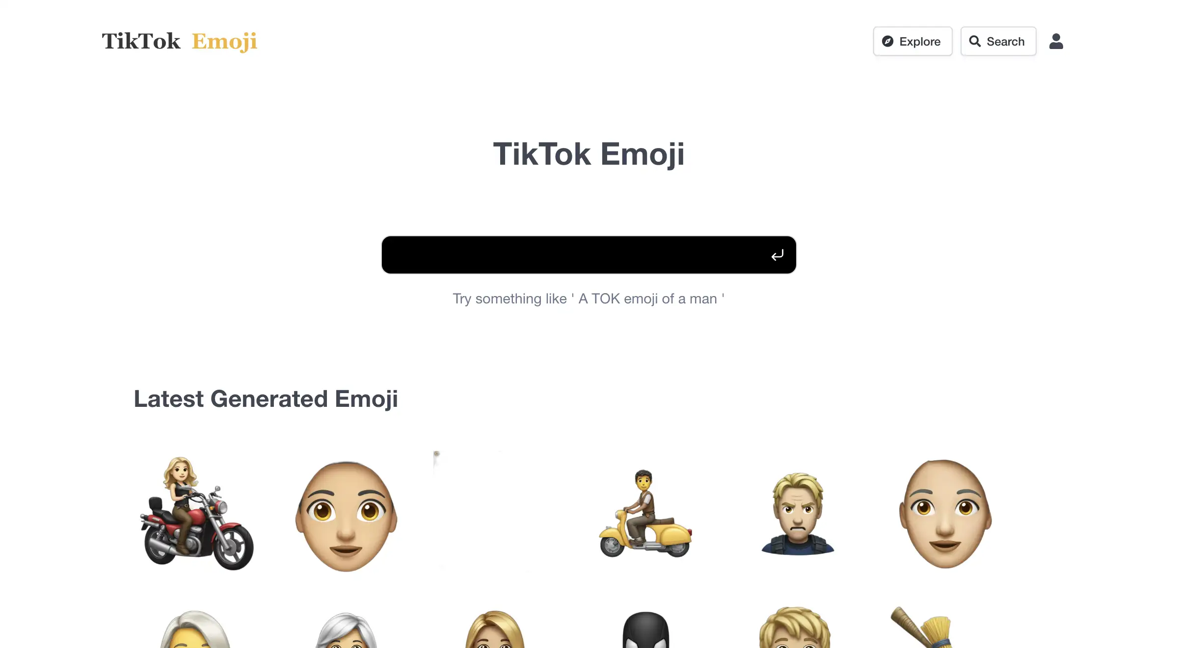 TikTokEmoji: TIKTOKEMOJI.COM - TikTok Emoji Generator - AI With Me